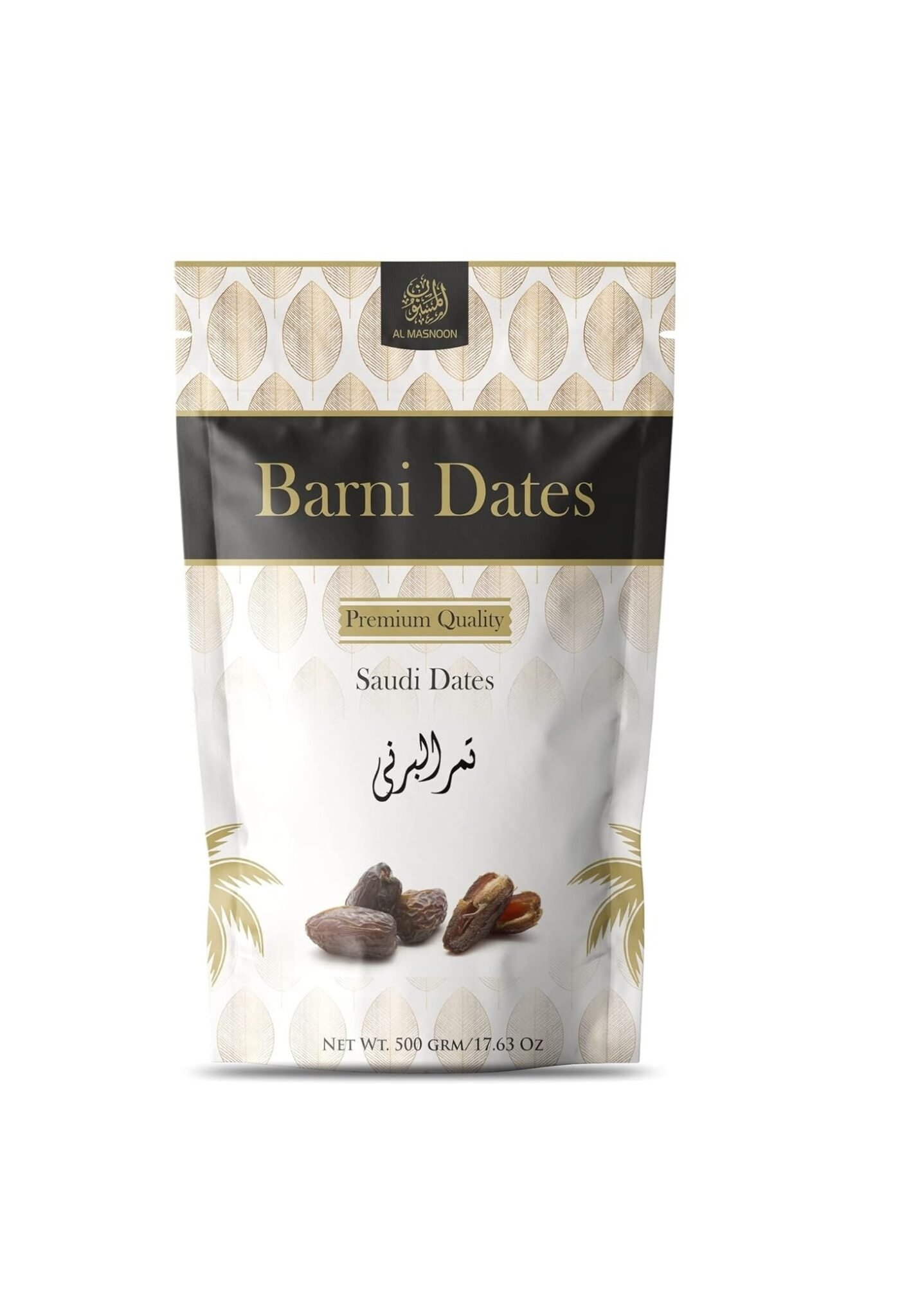 AL MASNOON Barni Dates | Saudi Fresh Dates/Barni Khajur 500g (Pack of 1 ...